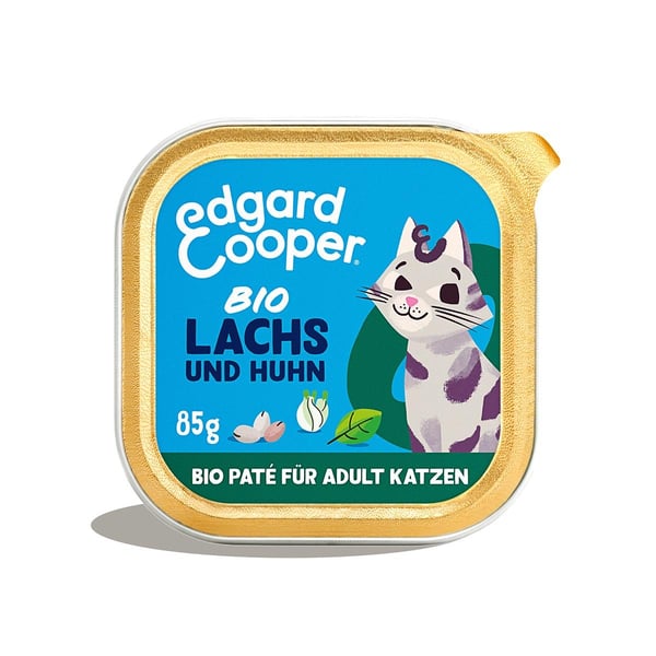 Edgard & Cooper Paté bio losos a bio kuře