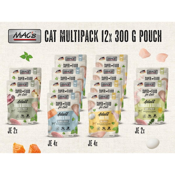MAC's Cat kapsička, multipack 12 × 300 g