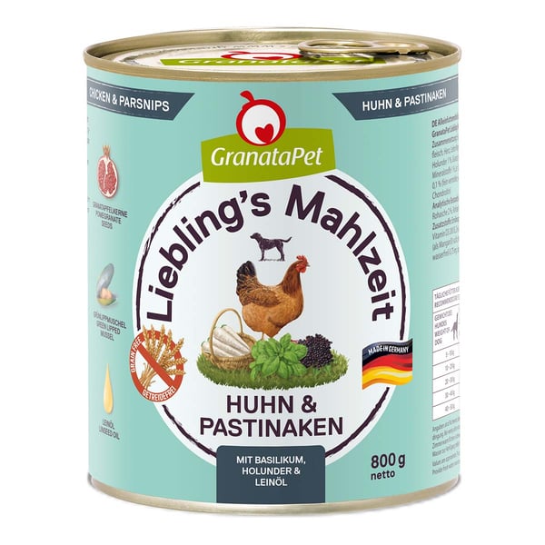 GranataPet Liebling's Mahlzeit s kuřecím masem a pastinákem GranataPet Liebling's Mahlzeit s kuřecím masem a pastinákem